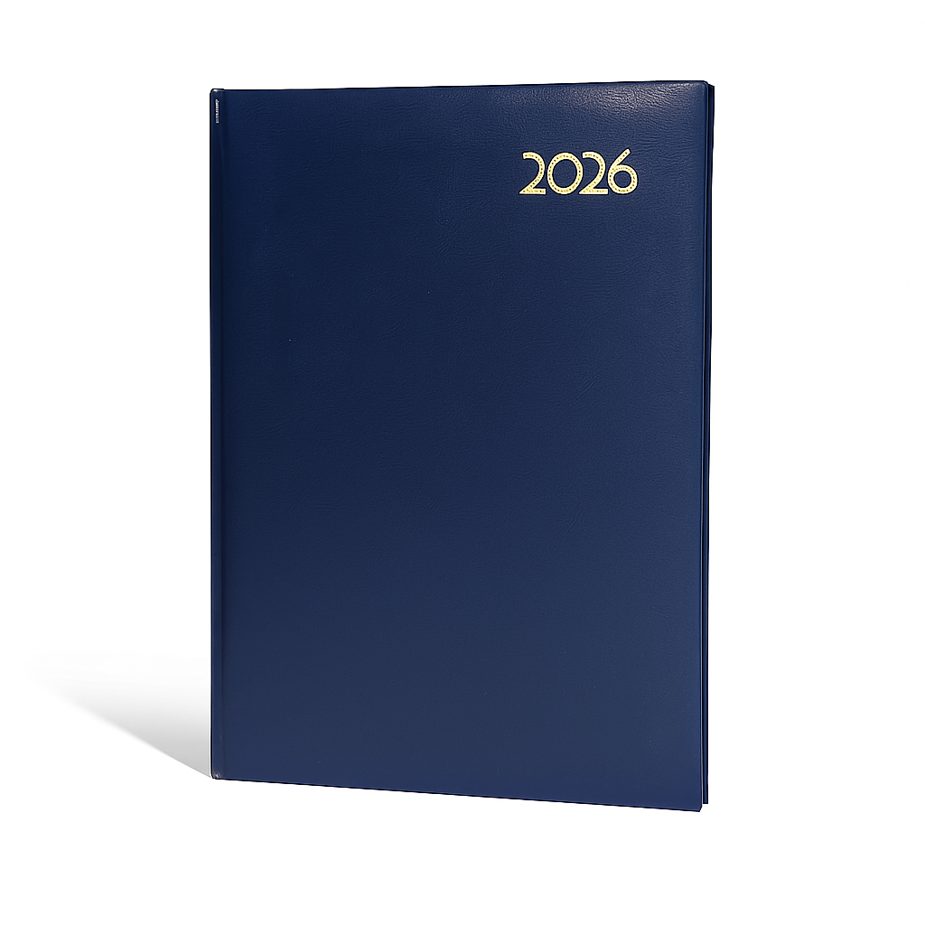 2026 DAILY DIARY A5 BLUE - Hercules